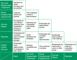 Standards for application of the principles - VPSC
